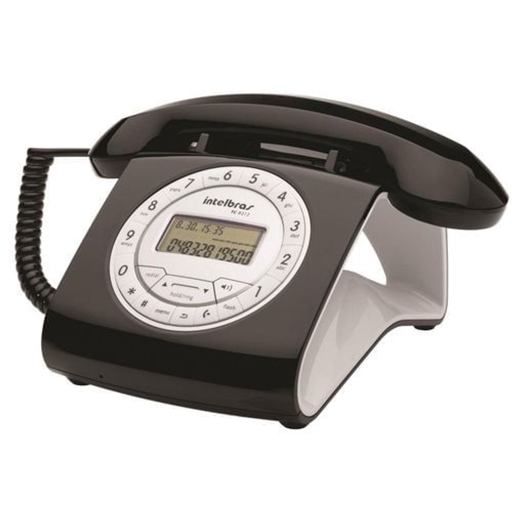 Telefono Fijo INTELBRAS 8312 P Negro