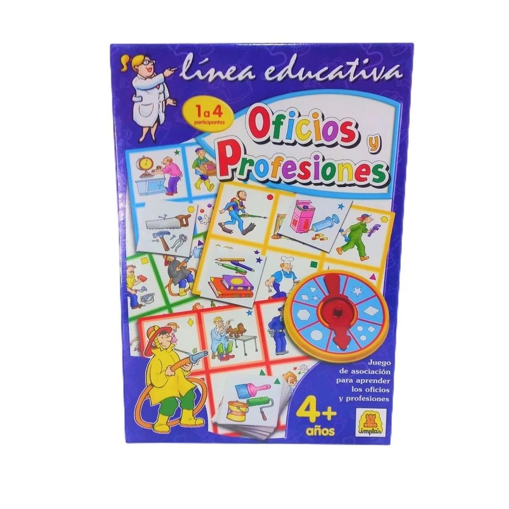 Juego De Mesa Educativo Oficios Y Profesiones Implas