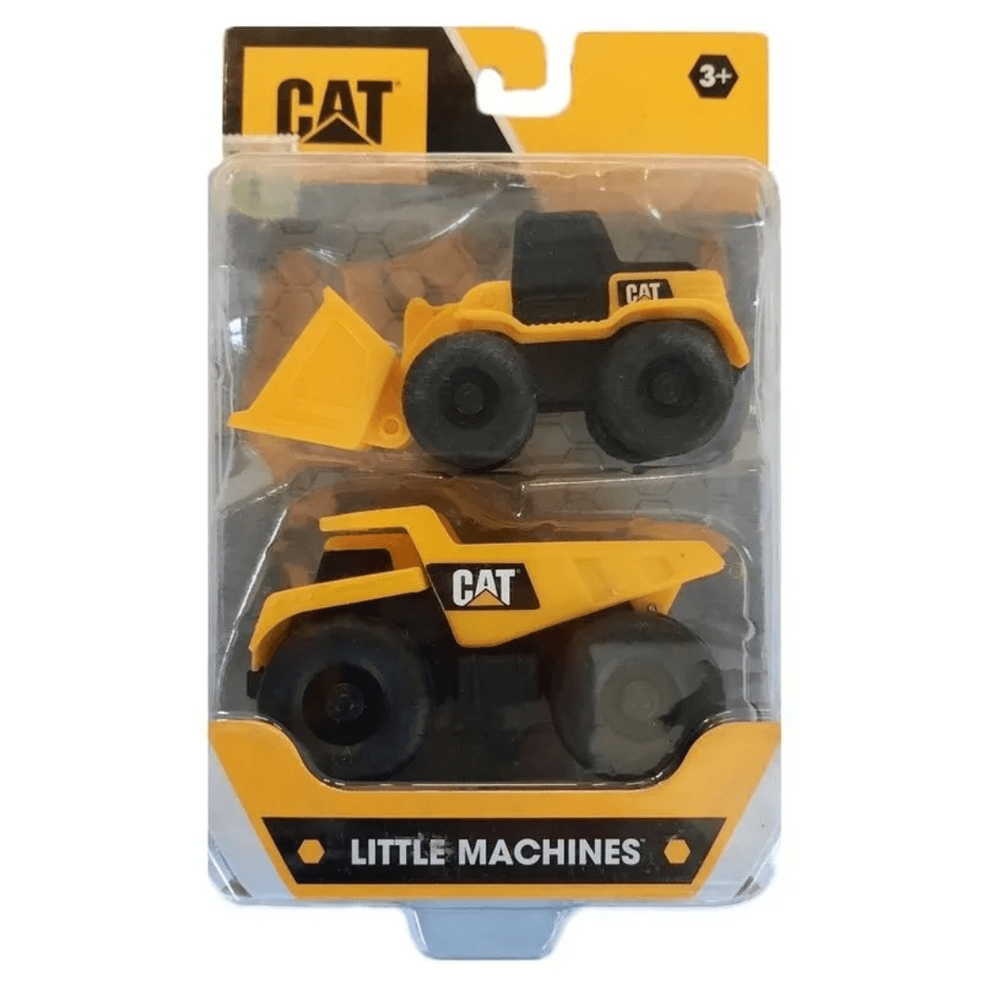 Cat Mini Machines X2 Varios Modelos Art 82283 Camión volcador y Excavadora