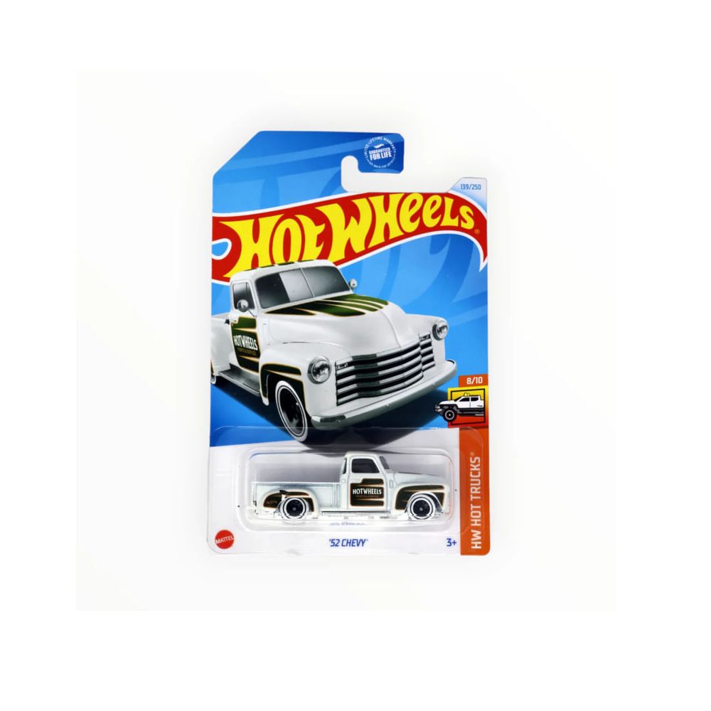 Hot Wheels De Colección Mattel C4982 - 10 ´52 Chevy Blanco