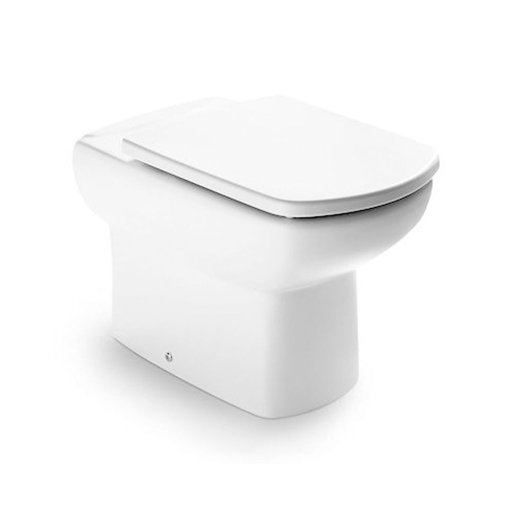 Inodoro corto con tapa amortiguada Dama senso Roca