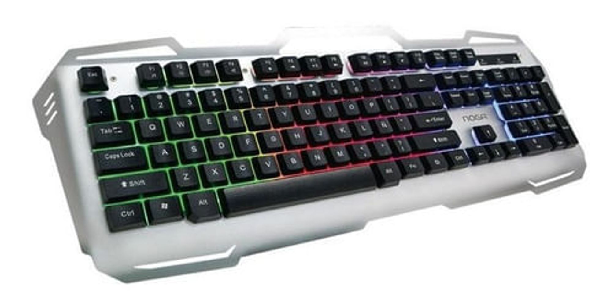 Teclado Gamer Led Luces Retroiluminado Usb Pc Noga Nkb-k10 Color Del ...