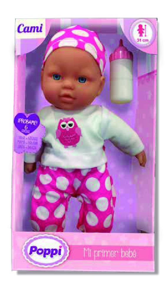 POPPI MI PRIMER BEBE 31 CM INCLUYE SONIDOS