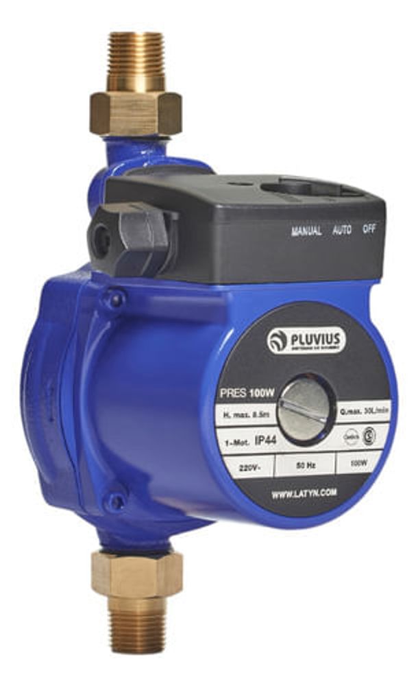 Bomba Presurizadora Hasta 8,5m Pluvius Pres100 2334 30l/min