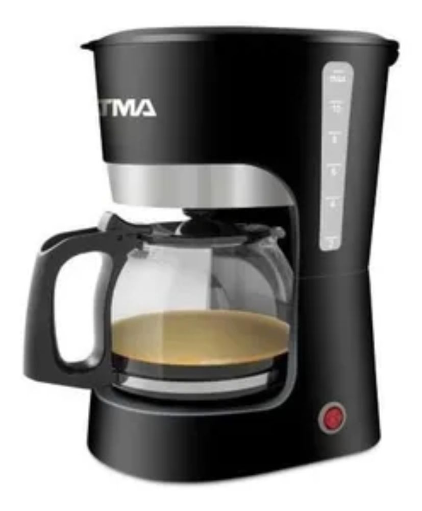 Cafetera Atma Desayuno CA8143 Semi Automática Negra de Filtro 220V