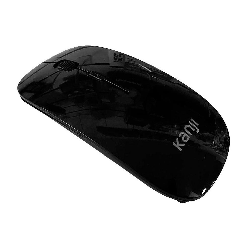 Mouse Wireless Kanji Kj-mousei002 Negro