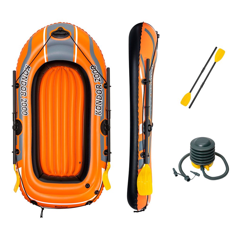 Balsa Inflable Hydro Force Bestway + Remos + Bomba