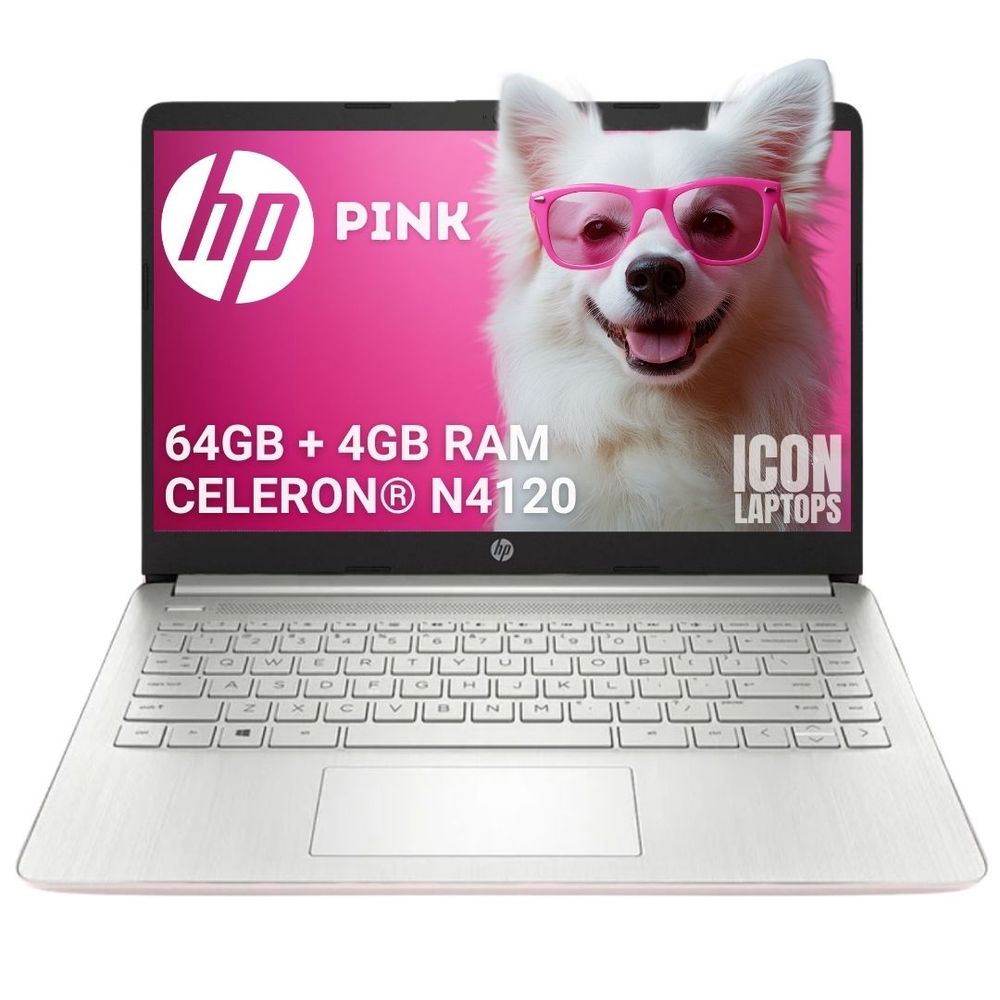HP 14 Rosa Stream Intel Celeron N4120 64GB eMMC 4GB RAM UHD Graphics ...
