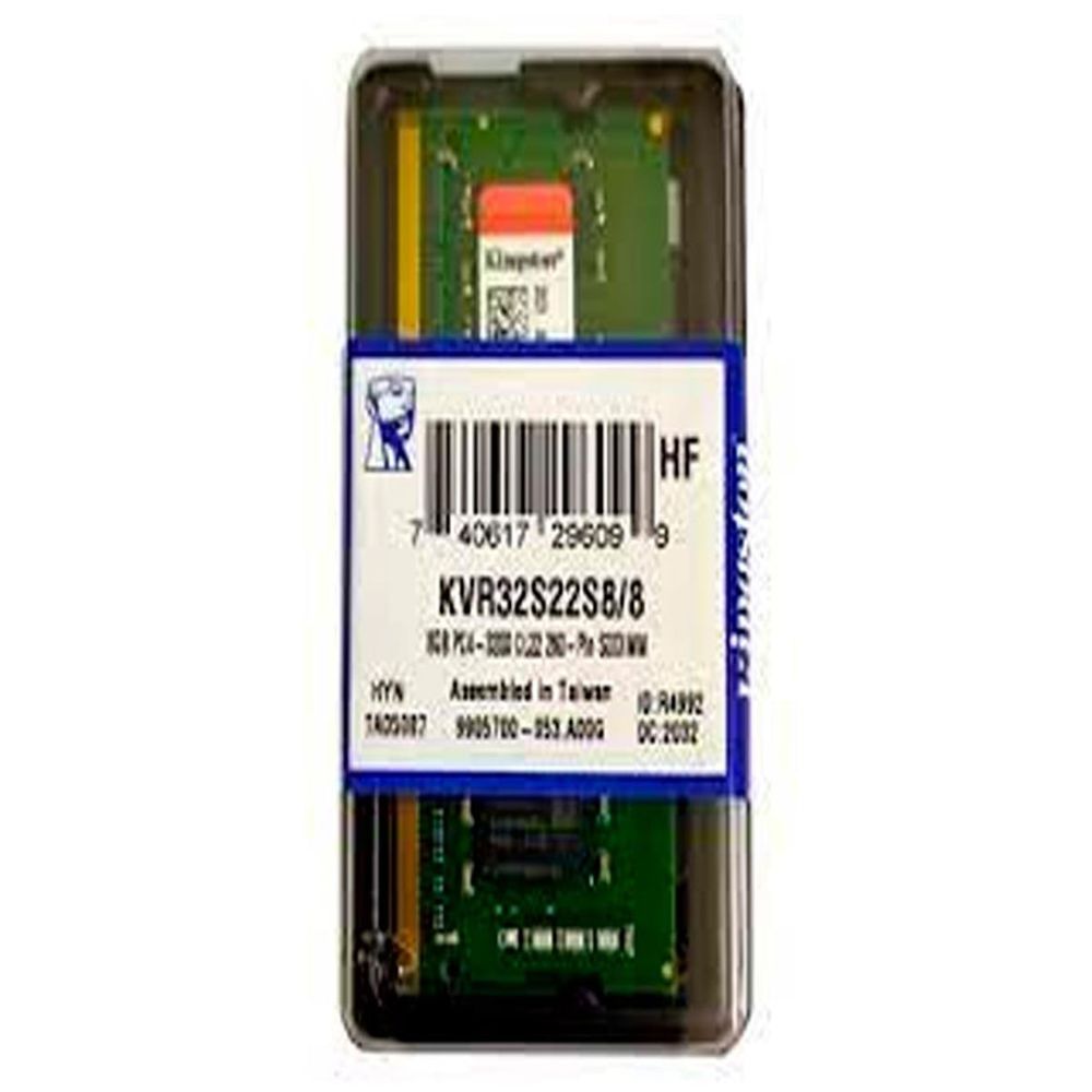 Memoria Ram 8G KINGSTON 3200 DDR4 NO-ECC SODIMM KVR32S22S8/8 KVR32S22S8 ...