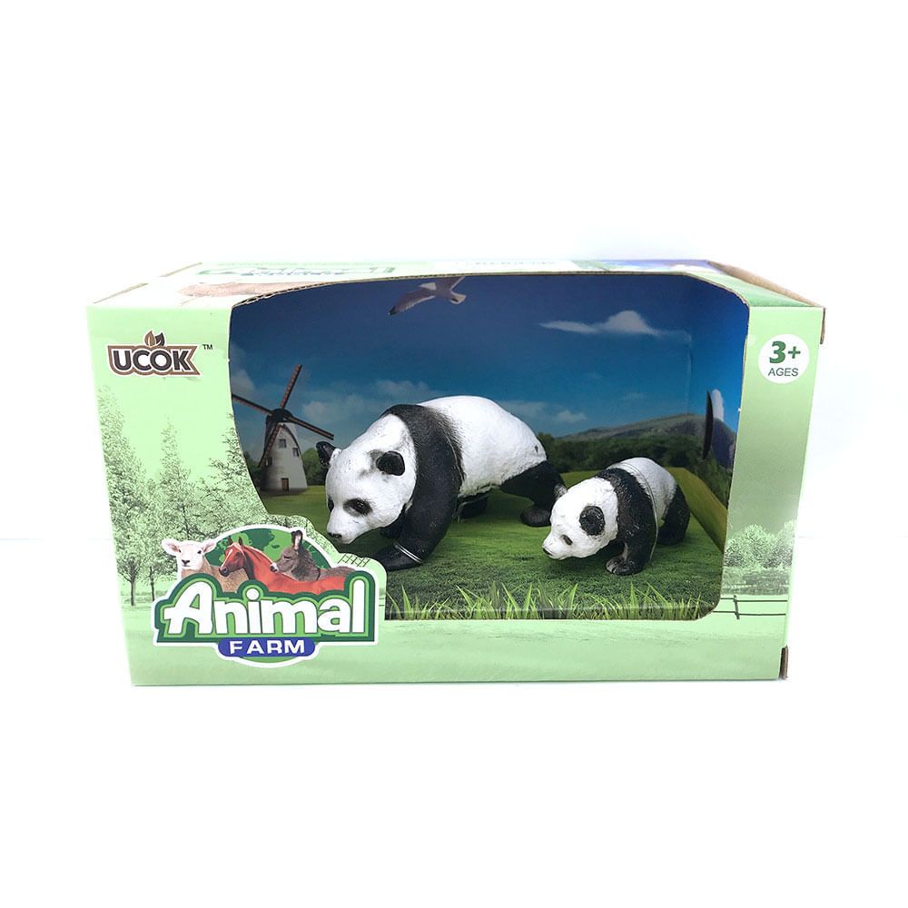 Playsets Animal World Panda Pack x 2