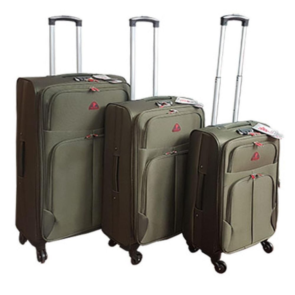 Set 3 Valijas Livianas Tugui 4 Ruedas 360 Candado Poliester