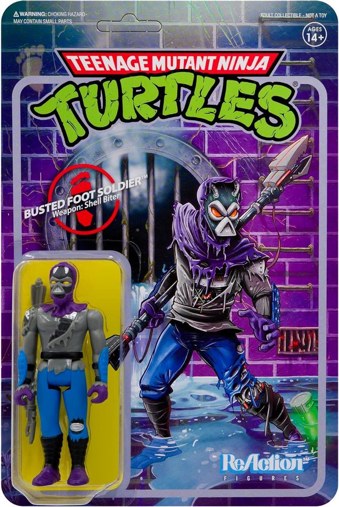 Super 7 Figura Reaction Teenage Mutant Ninja Turtles Wave 3 Damaged ...