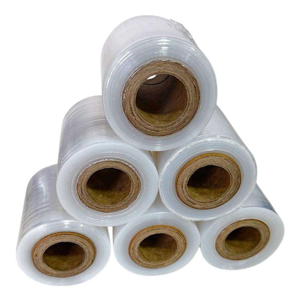 Film Stretch Rollo De 10 Cm Packx 6 Unidades Para Embalar