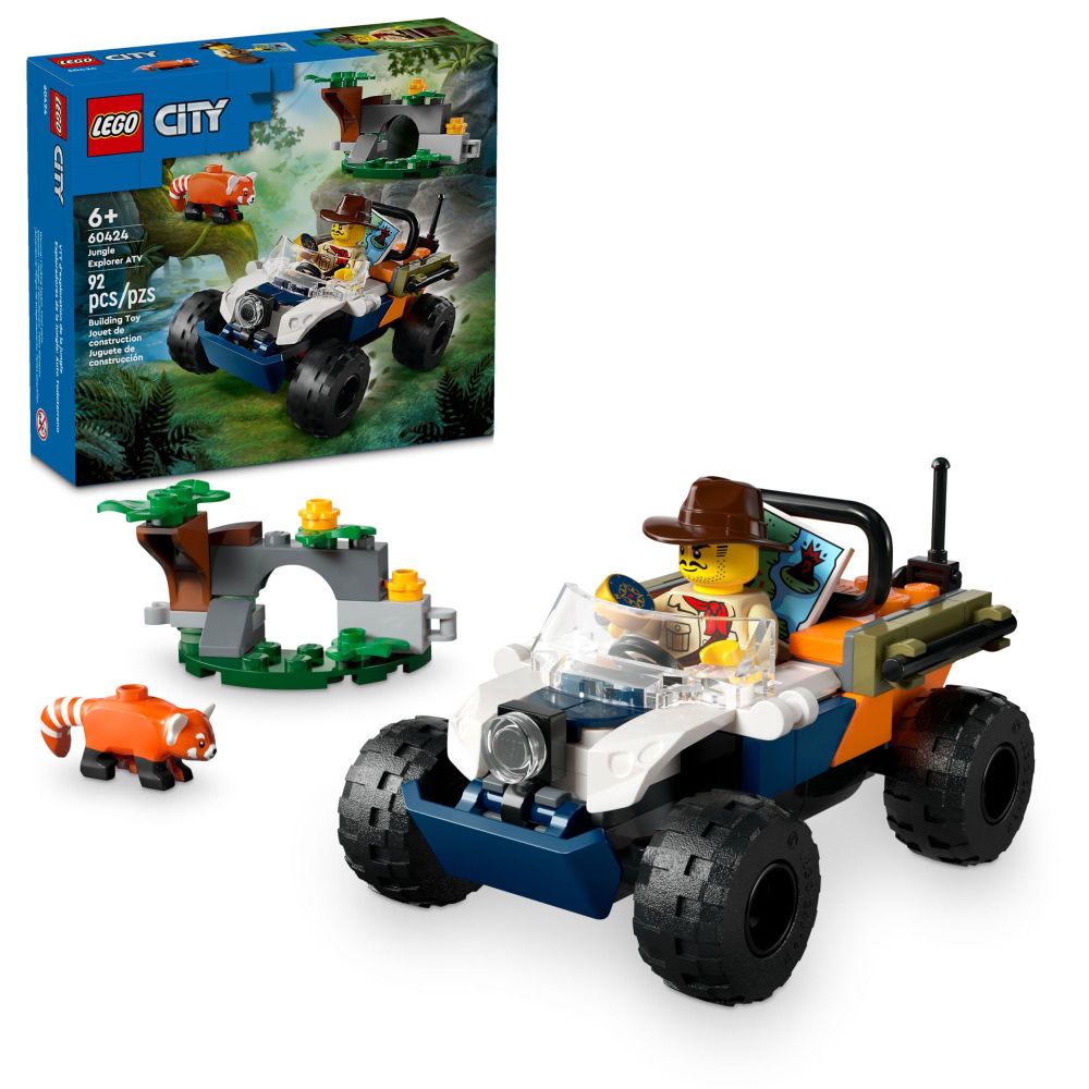 Todoterreno LEGO City Jungle Explorer Red Panda Mission 60424