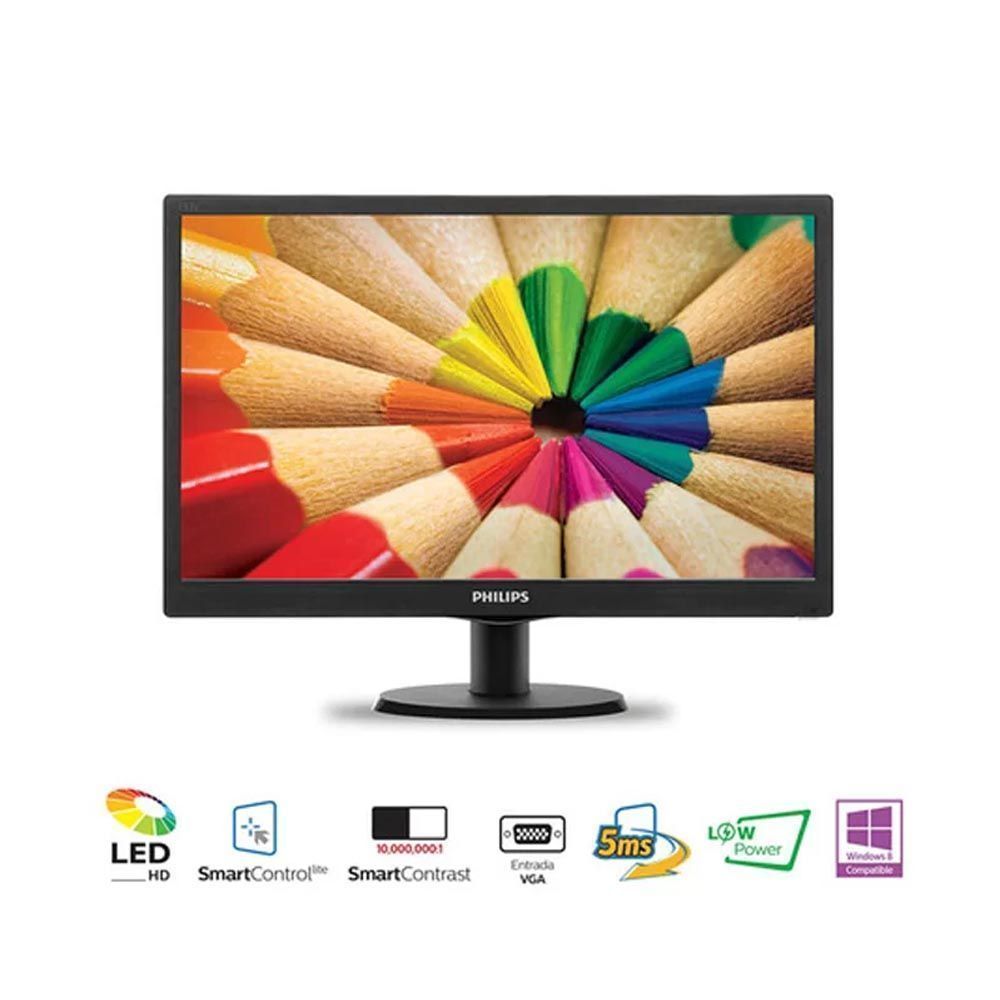 MONITOR 19" PHILIPS LED 193V5LHSB2/77