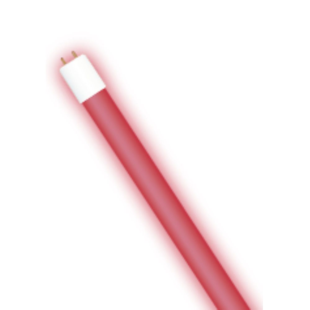 Tubo Led T8 18w 120cm G13 Color Rojo 220v Tbcin