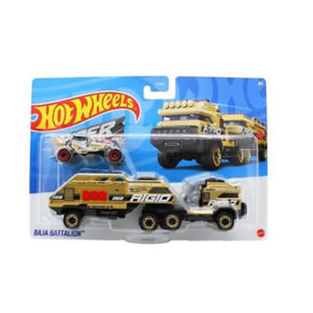 Hotwheels Super Rigs - Mattel BDW51-Baja Battalion