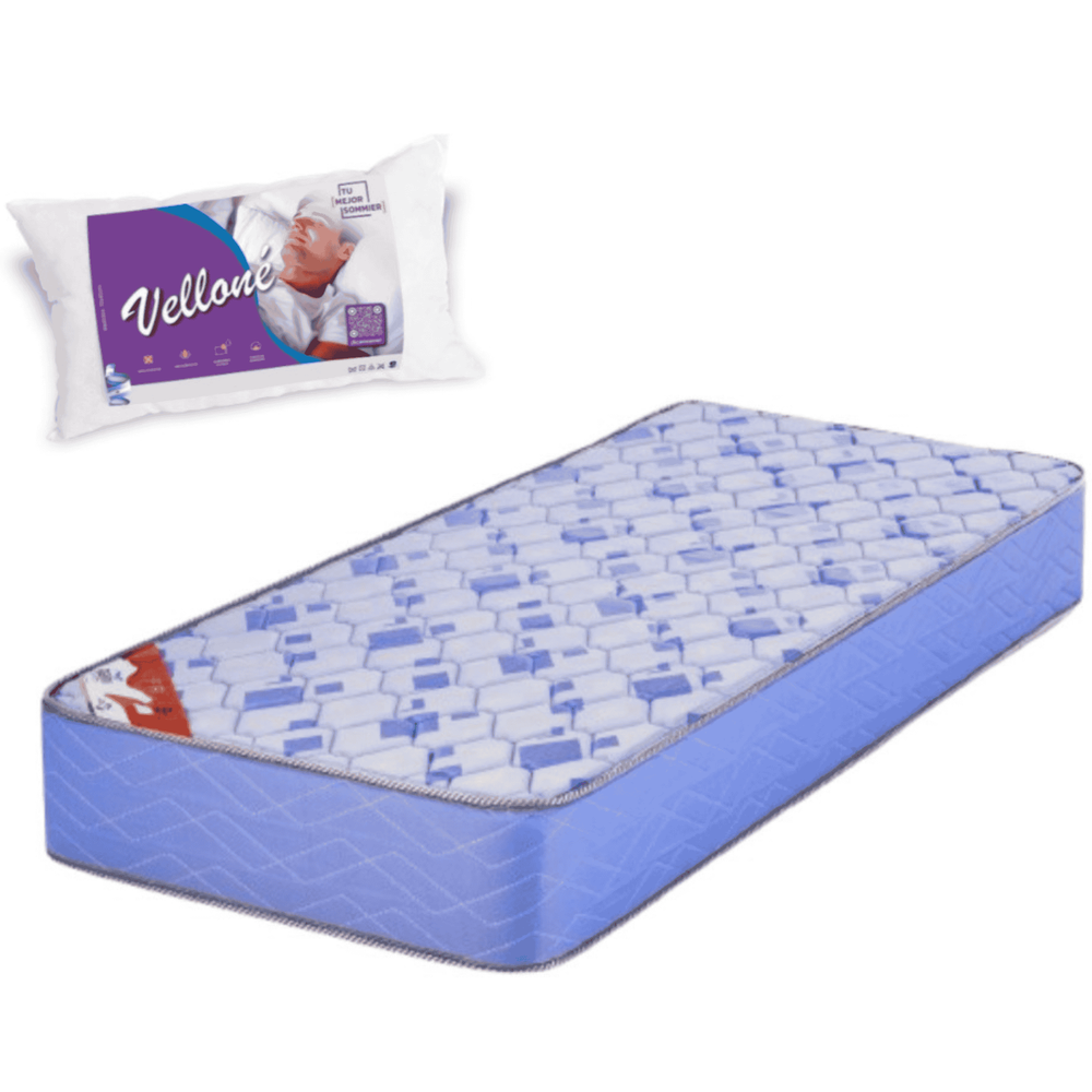 Colchon Gani Air flex Jack 1 plaza 80x190 + 1 Almohada TMS Velloné