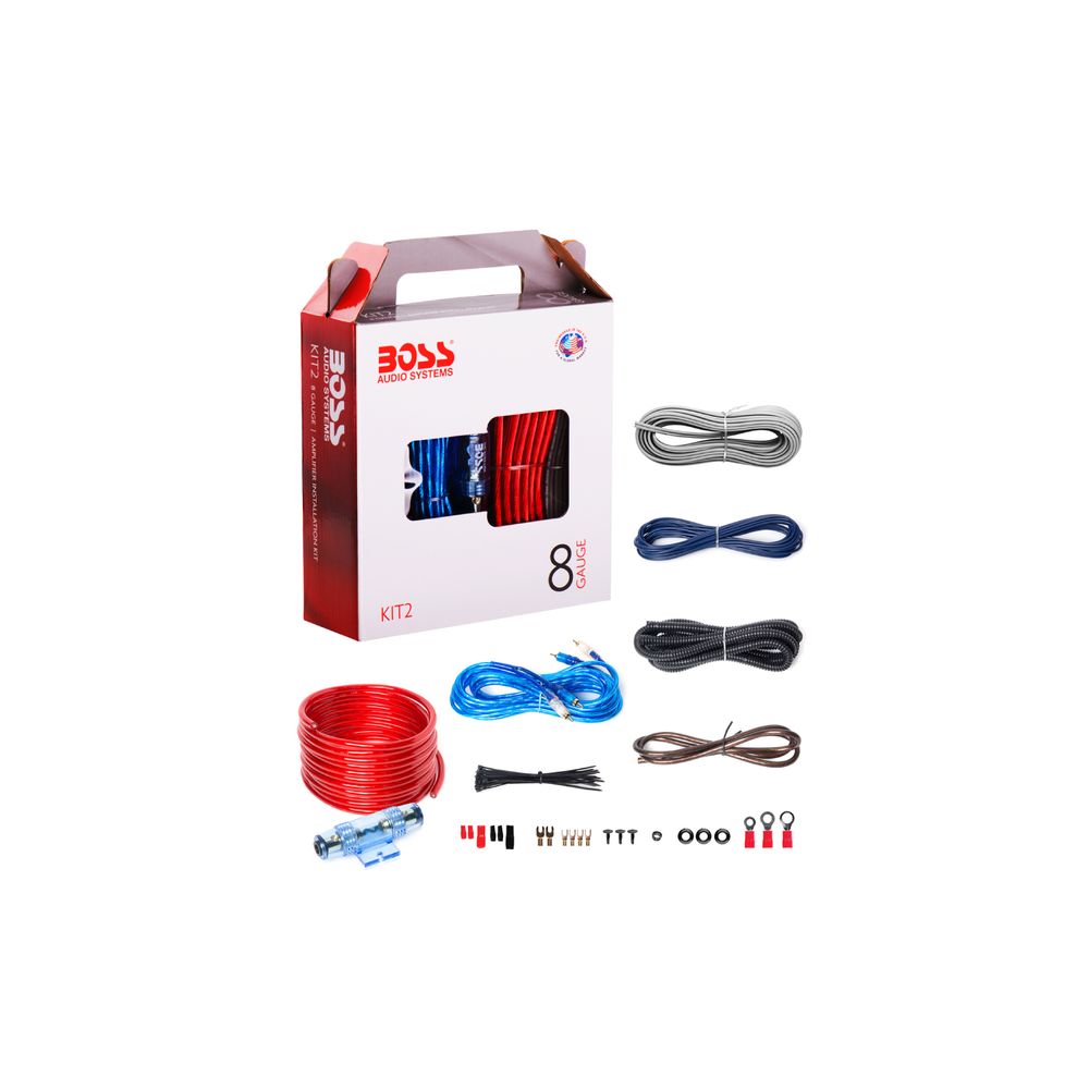 Kit de Cables Boss Audio Systems Kit2 10 Gauges