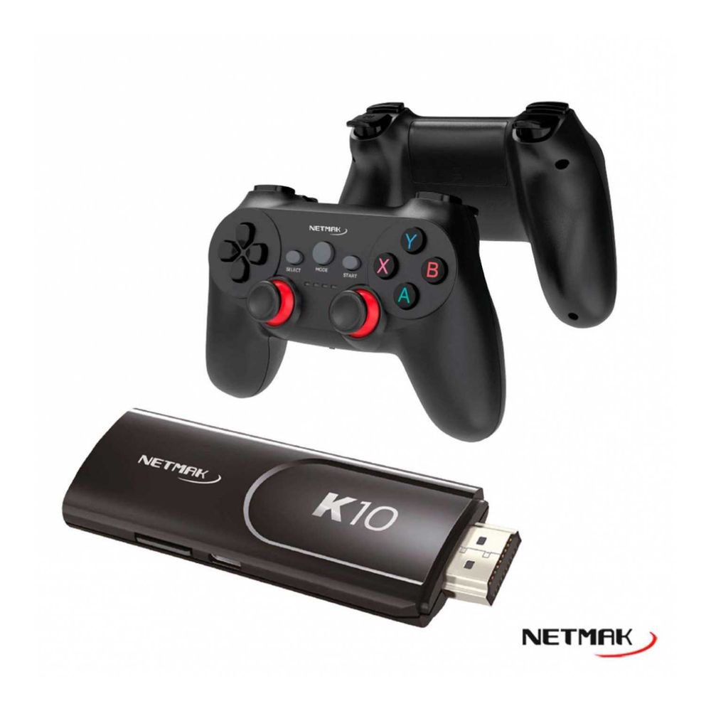 Mini Consola Game stick K10 4K Hdmi Tv 40000 Juegos ps1, n64, Sega, family