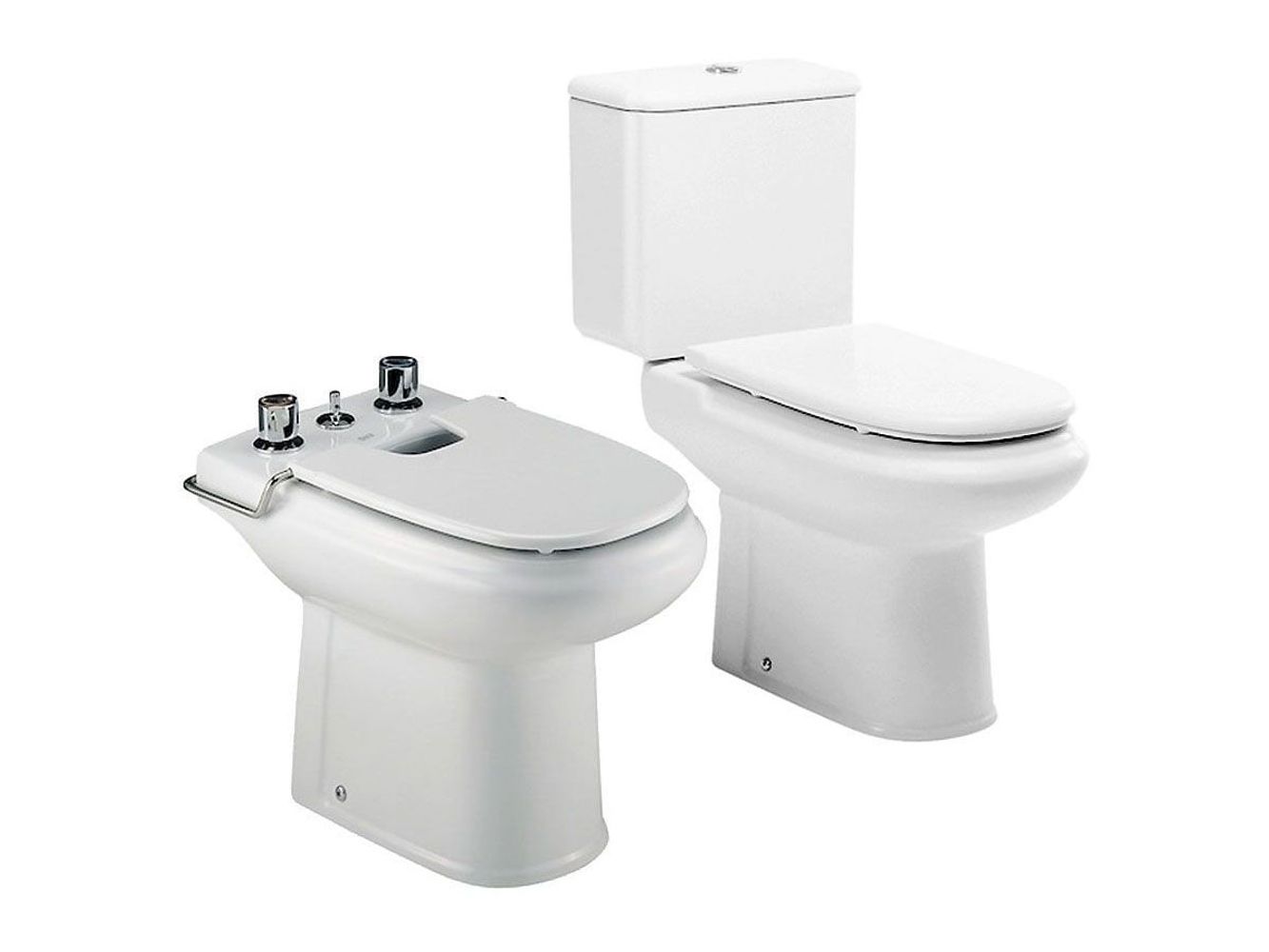 Inodoro con mochila Bidet Roca Dama Doble descarga EG