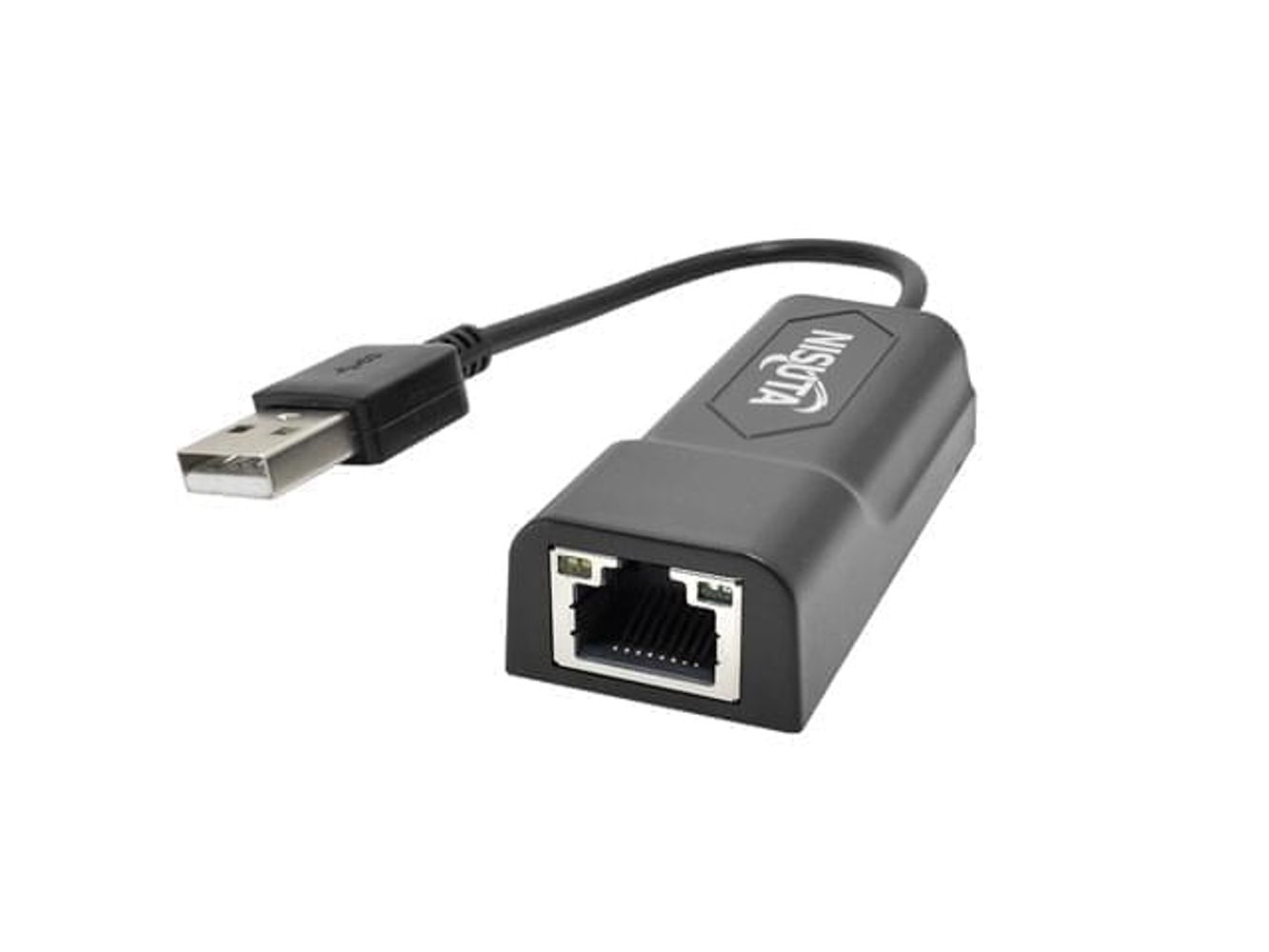 Conversor USB a red 10/100 Mbps Nisuta NSCOUSREDCH Negro