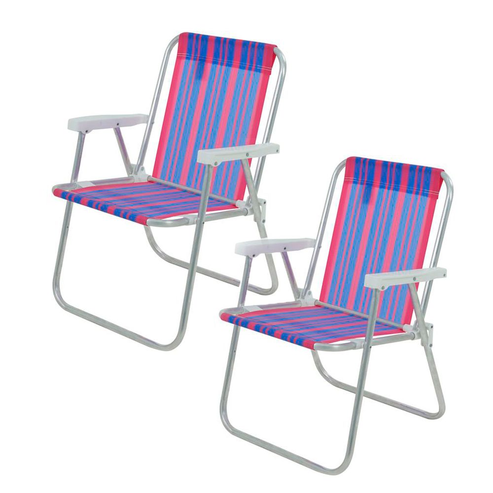 Set x2 Sillas plegables playera Bristol Colores Surtidos
