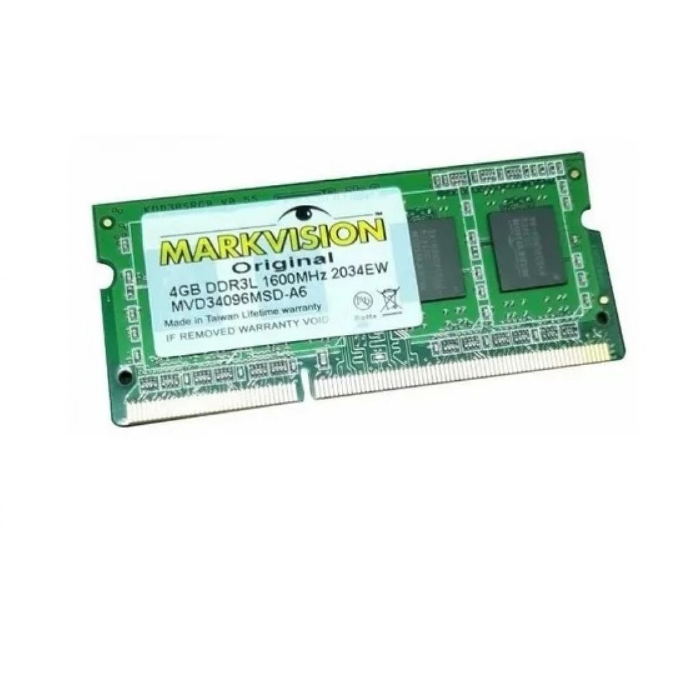 Memoria Sodimm Ddr3 Markvision 4gb 1600 Mhz 1.35v Bulk 6365 Markvi