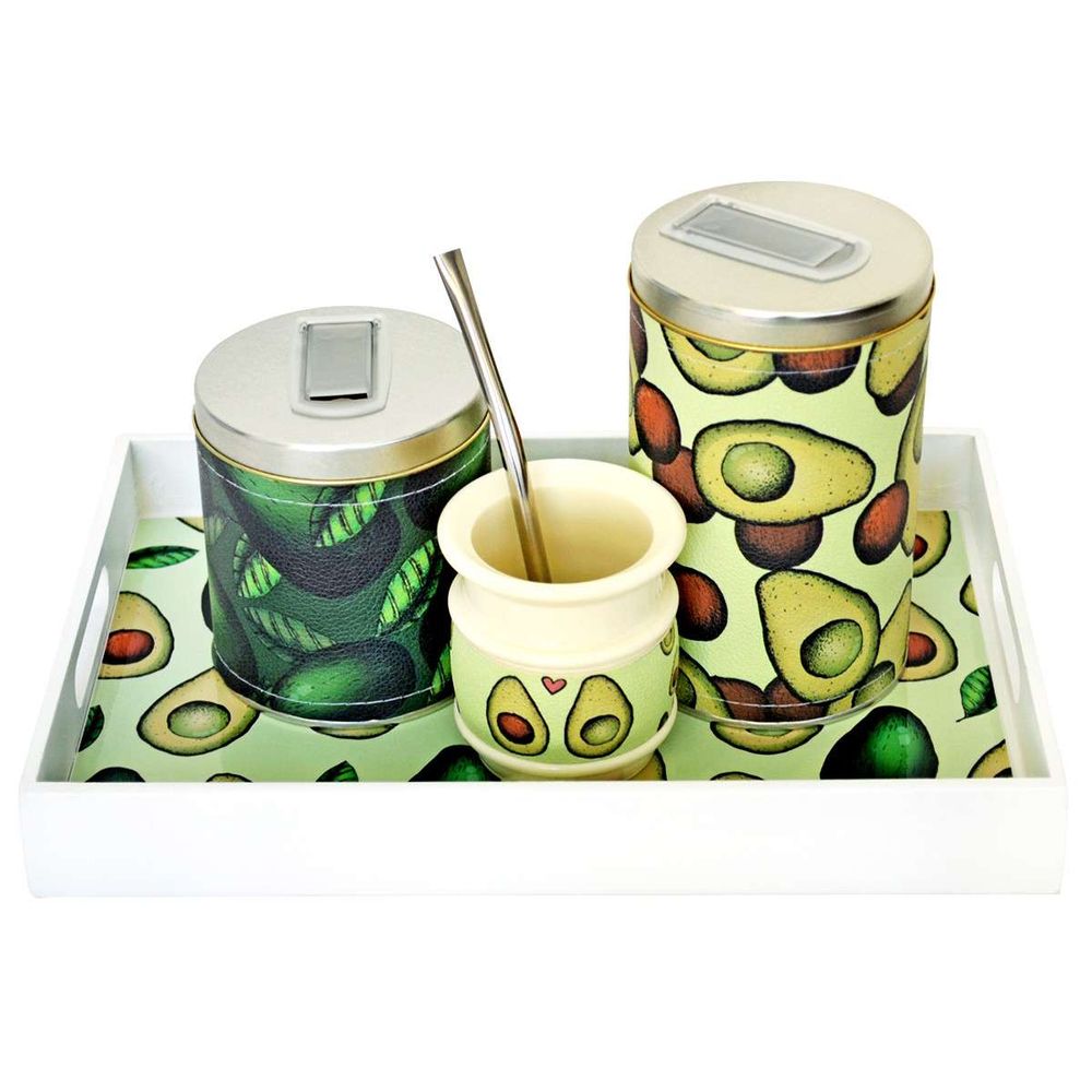 Kit de Mate Urbano y bandeja Palta