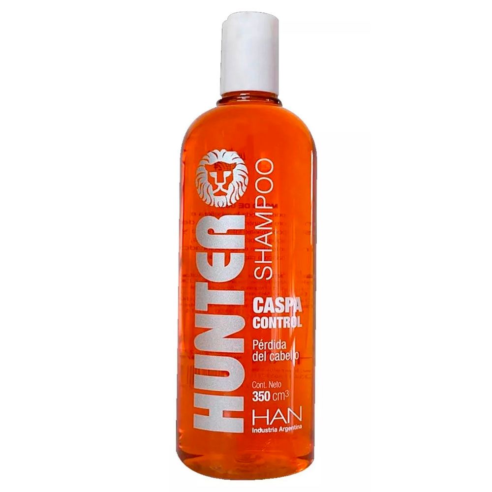Han Shampoo Hunter Control De Caspa Caida Seborrea X 350 Ml