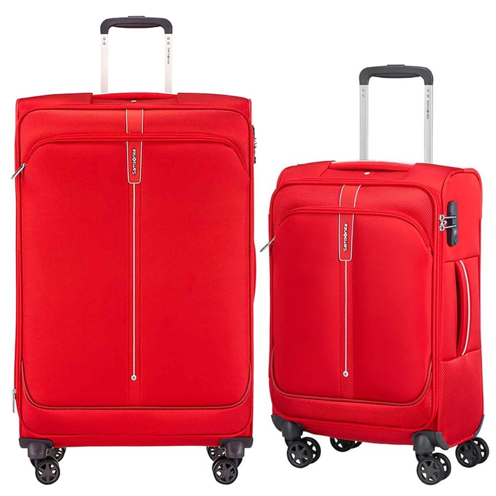 Set De Valijas x2 Samsonite Popsoda Grande + Chica Premium