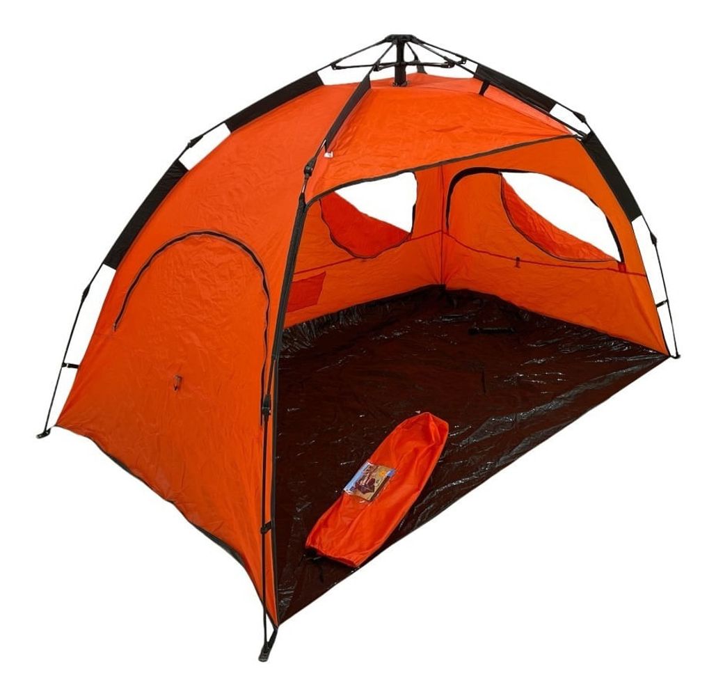 Carpa Automatica Playa Camping Reforzada 200x150x140cm Proteccion UV