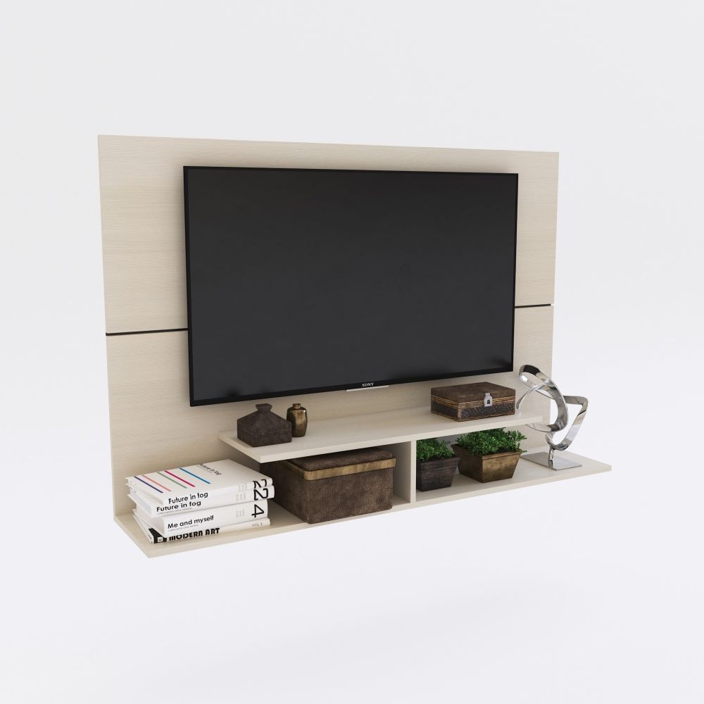 Panel Flotante Para TV Lcd Led 50" Línea Boston - 2 Estantes Delos ...