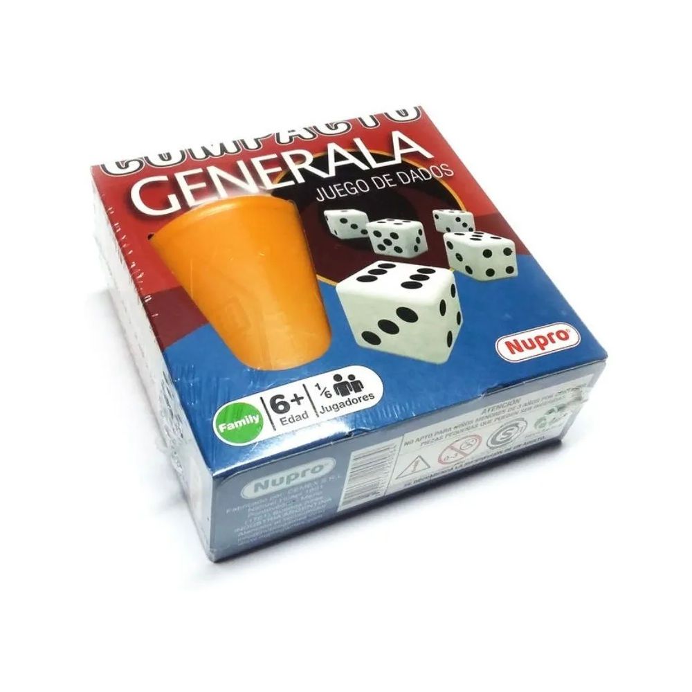 Generala Juego De Dados Con Cubilete