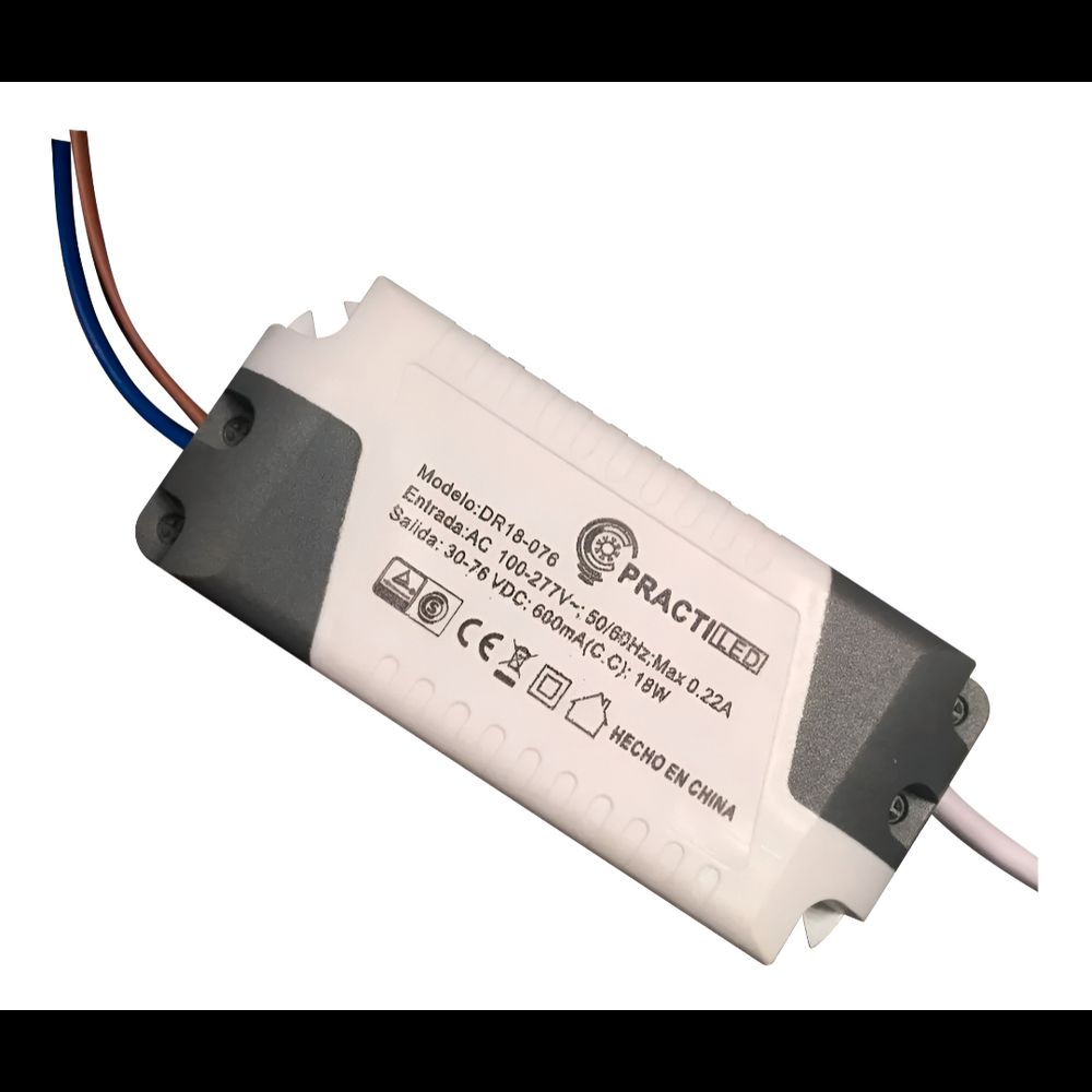Driver Para Panel Led 18w De Embutir O Exterior Practiled