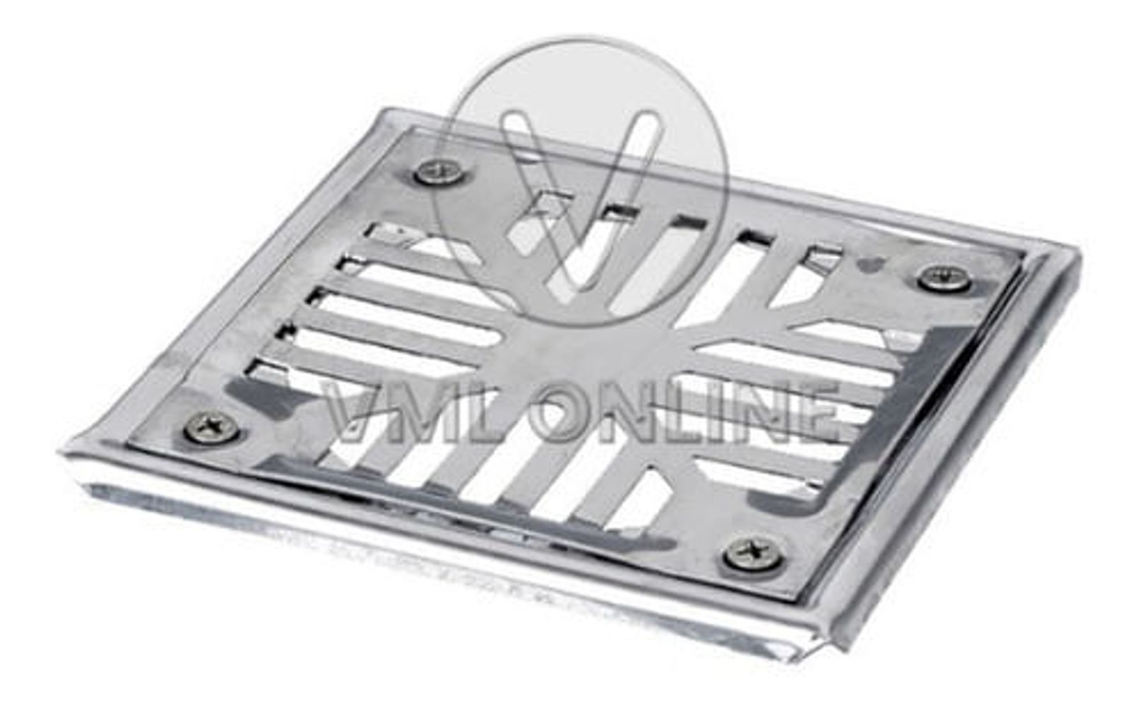 Reja Rejilla 12x12 Cm Reforzada Con Marco Acero Inoxidable