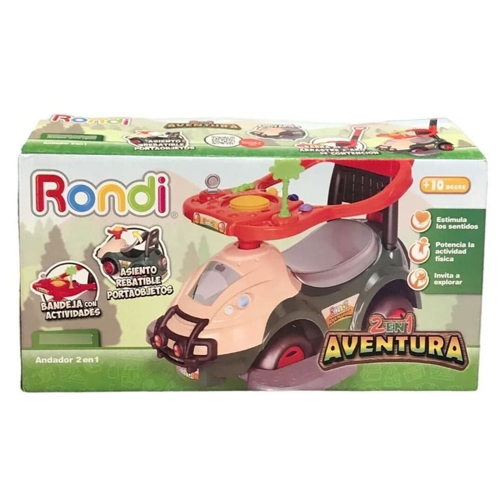 Andador Pata Pata 2 En 1 Aventura Rondi. 3140