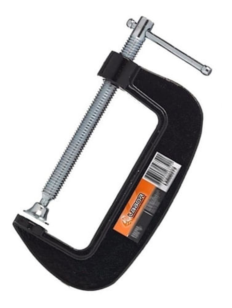 Prensa Tipo G 4 Pulgada 100mm Sargento Fundicion Profesional Lab00272