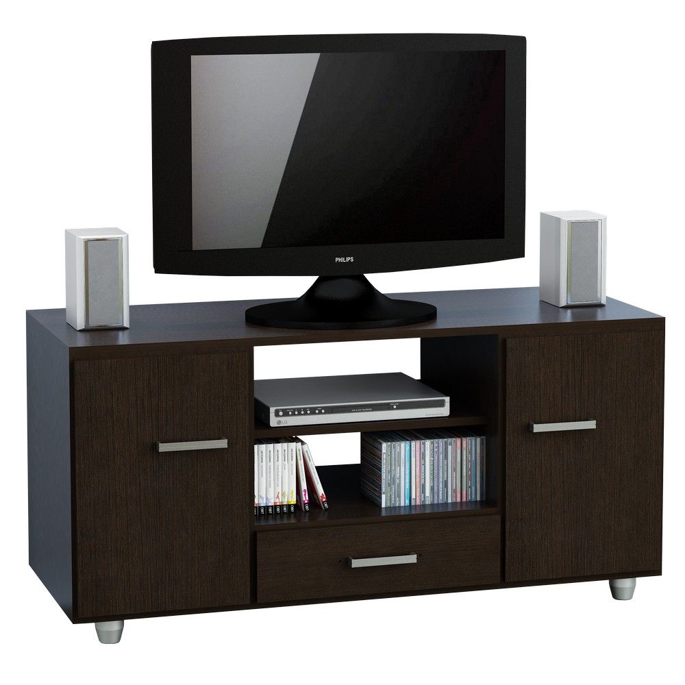 Mesa Rack Tv Lcd Led Mueble Modular 2 Puertas Wengue Envios