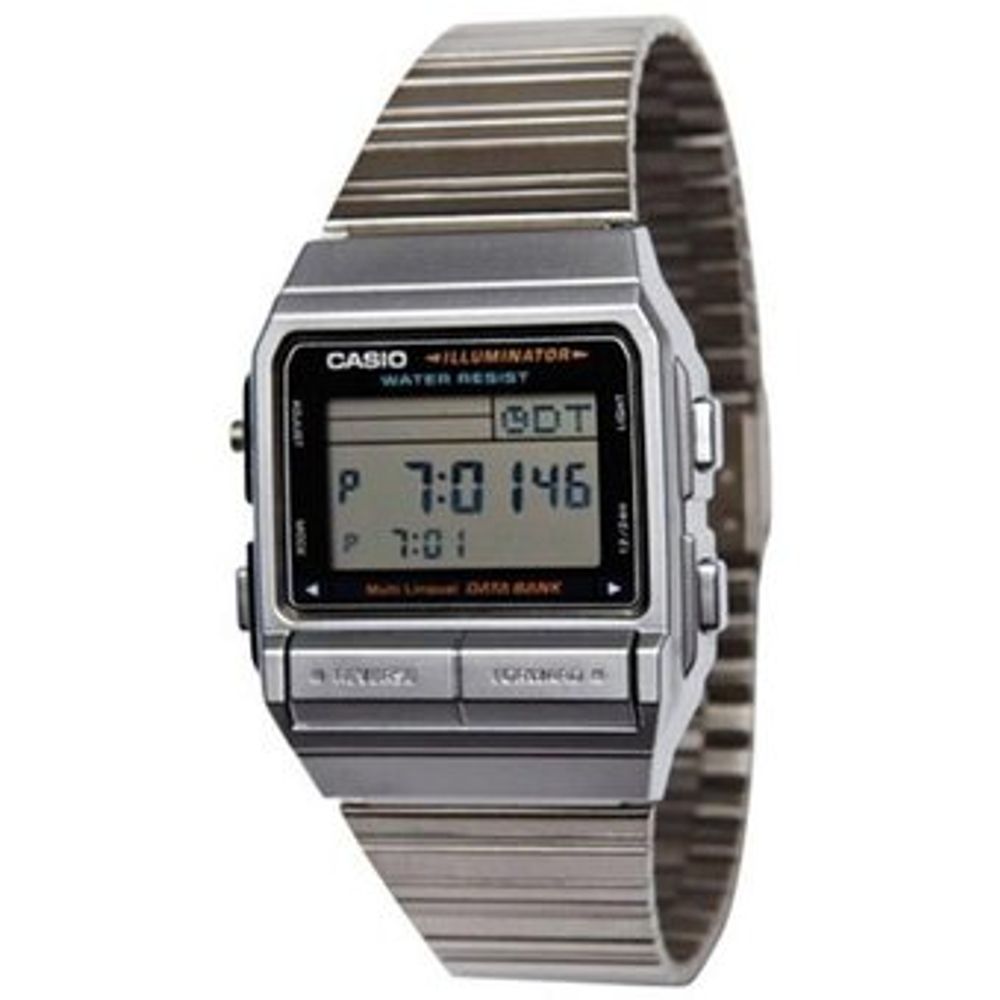 Reloj Casio DB-380 1D-Plateado
