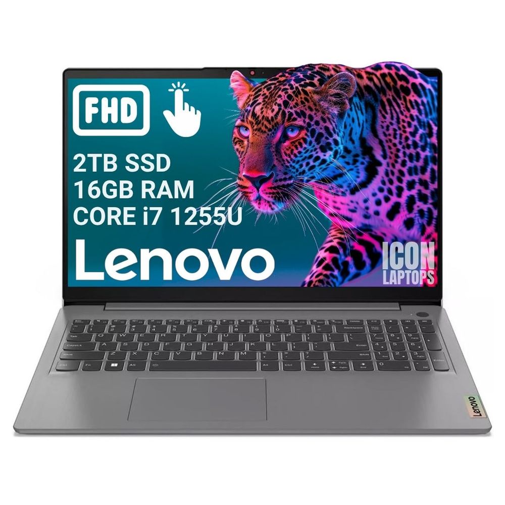 Notebook Gamer Core i7 2TB SSD 16gb Ram FHD TOUCH Lenovo 3 Win11 Artic Grey