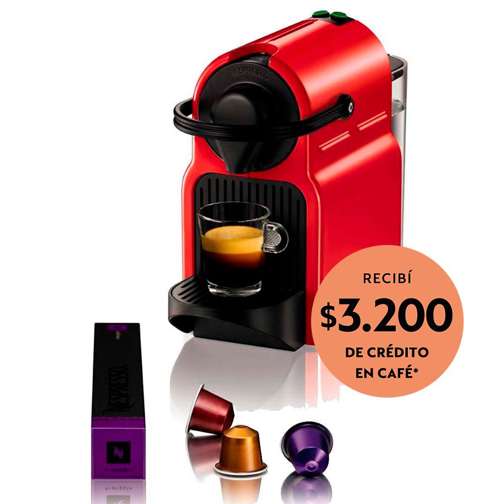 Cafetera Nespresso Inissia Red