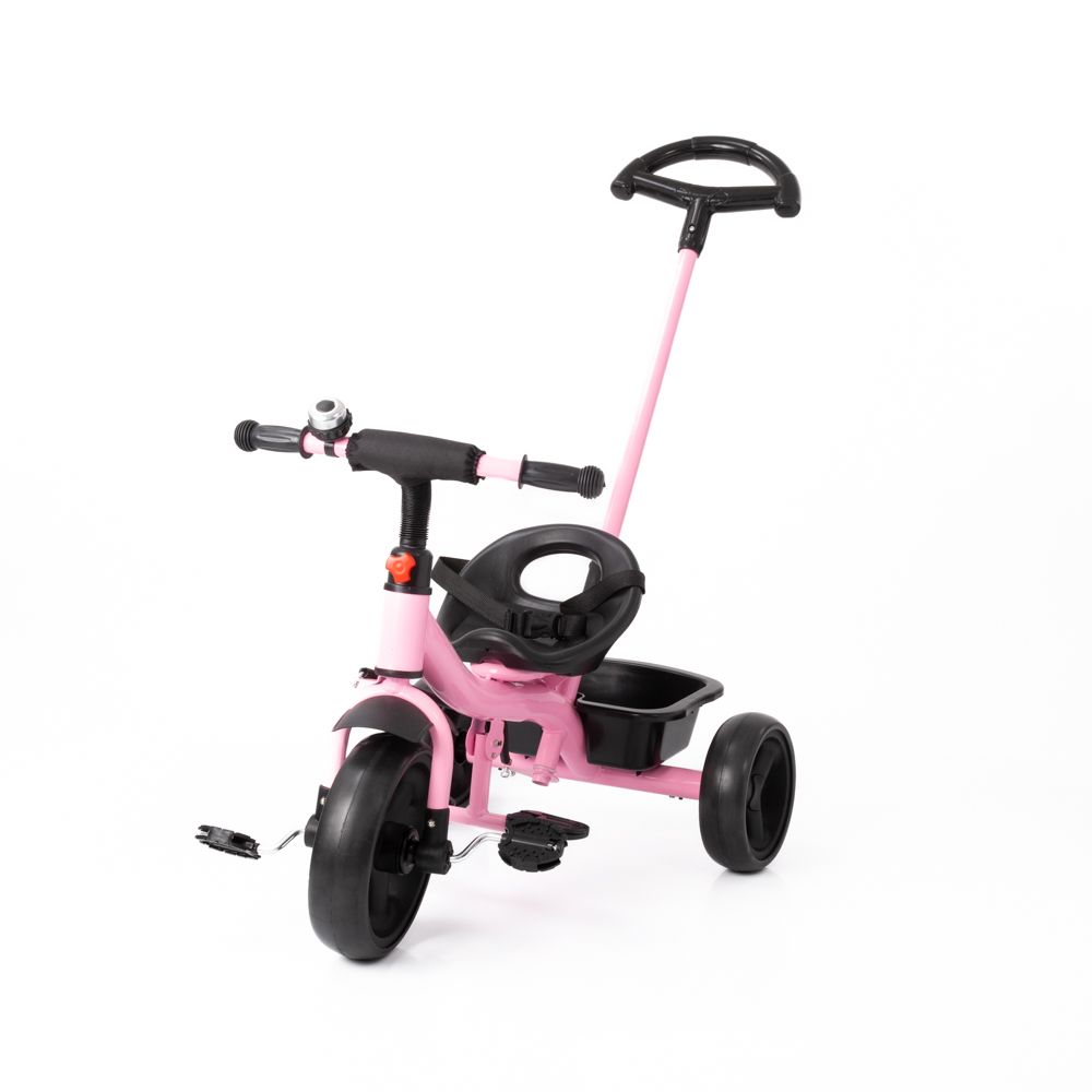 Triciclo Con Manija Direccional Rainbow Bankshee A MD Rosa