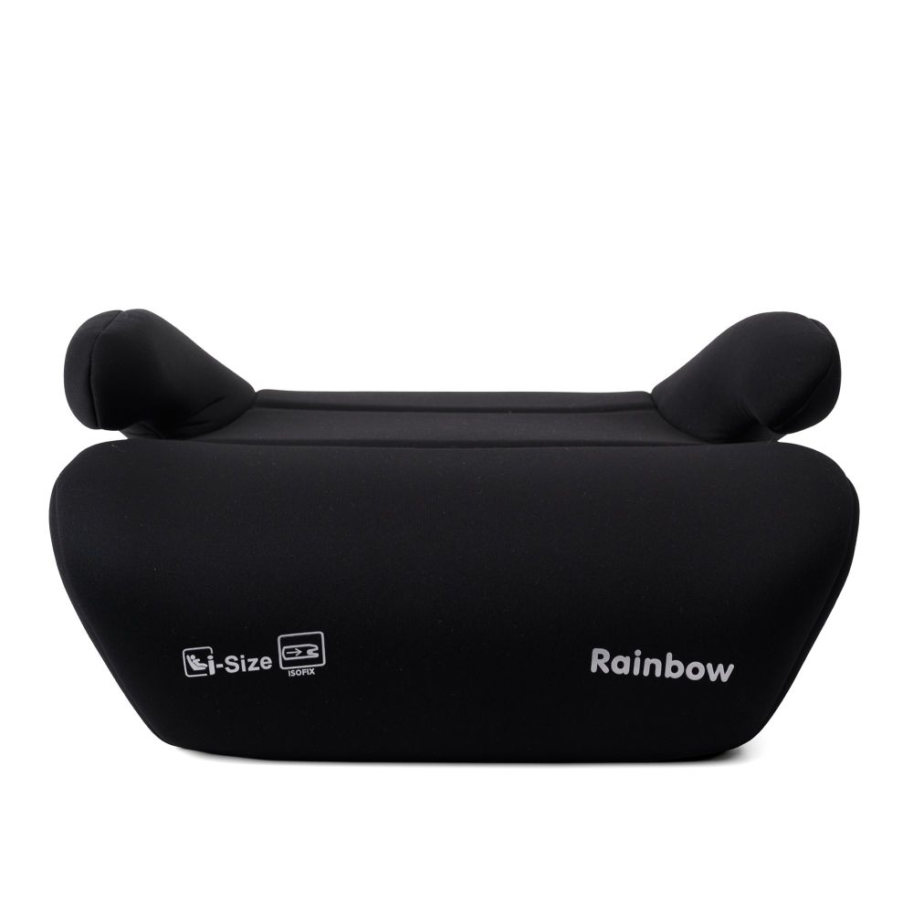 Booster Elevador Para Auto Rainbow Vito Grupo 3 Con Isofix Hasta 36kg Negro