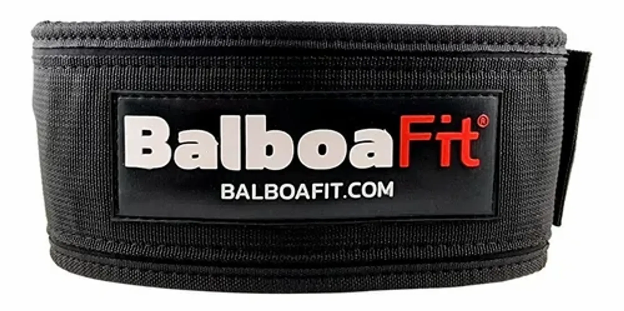 Cinturon Fuerza Recto 4 Pulgadas Balboafit Gimnasio Lumbar Negro L