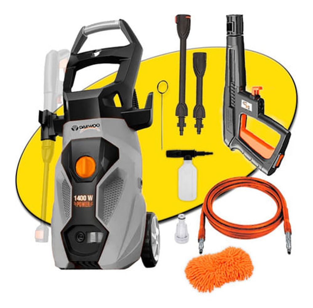Hidrolavadora Alta Presion Daewoo 1400w 110 Bar + Acc Dax110-1400w-5-Hl