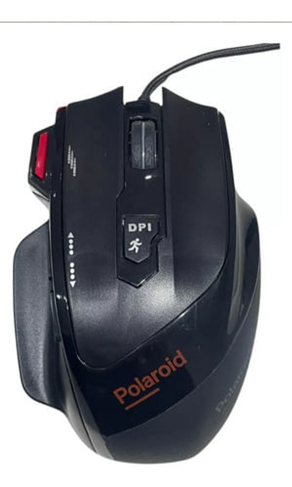 Mouse Gamer Polaroid Z1005 Retroiluminado 3200dpi