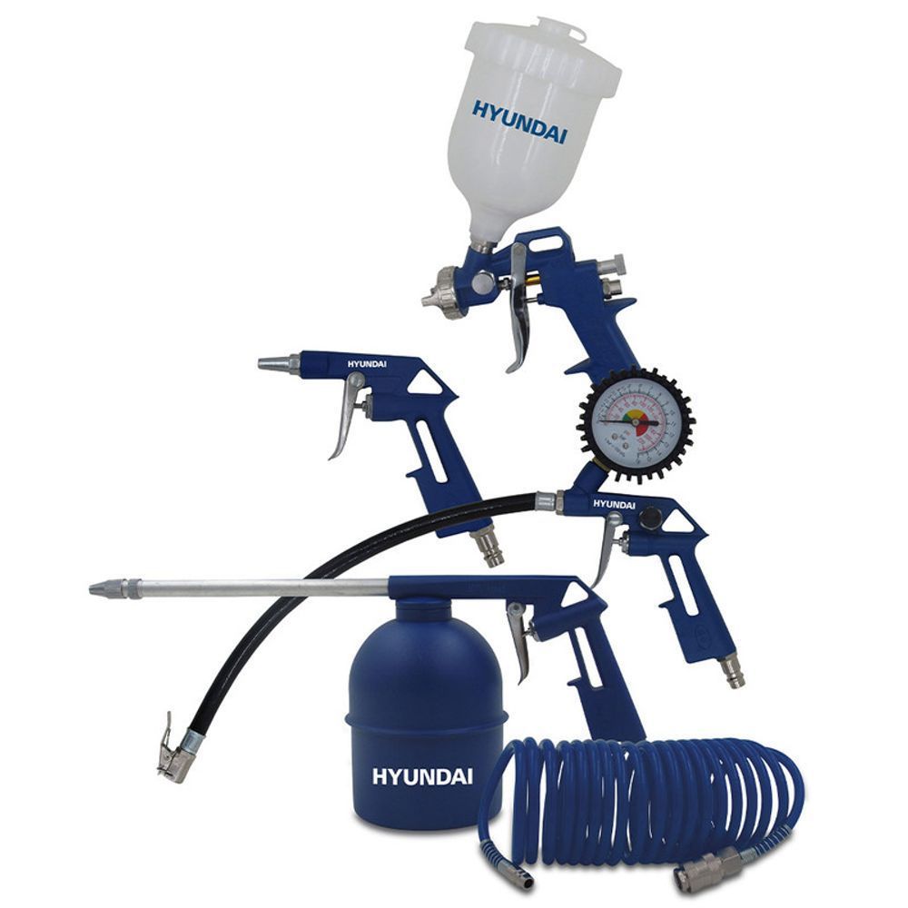 kit pistolas y manguera 5 pzas Hyundai – hyk-5