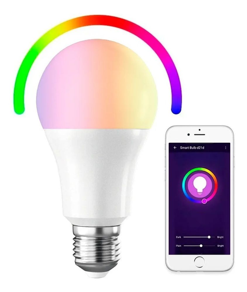Lampara Led Smart Inteligente Rgb 9w Wifi E27 Calida Fria