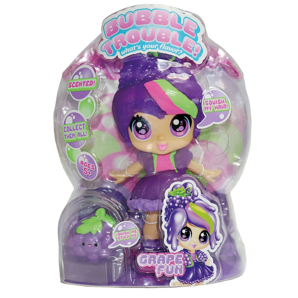 Muñecas Bubble Trouble Grape